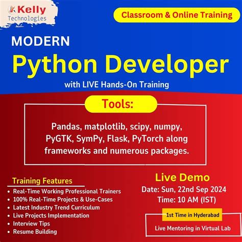Radhika Radha On Linkedin Modern Python Developer Course With Live