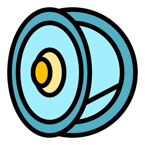 Premium Vector Safe Box Cipher Icon Outline Safe Box Cipher Vector Icon Color Flat Isolated