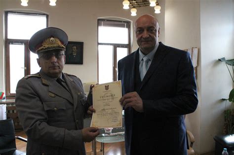 Началникът на Военна академия „Г С Раковски“ генерал майор д р Груди Ангелов участва в