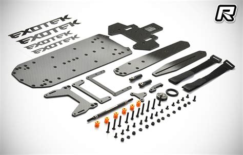 Red RC Exotek XB Vader Drag Chassis Conversion Set