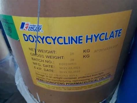 Doxycycline Hydrochloride API At 5000 Kg Doxycycline API In Hyderabad ID 23238348312
