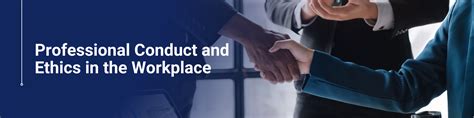 Conduct And Ethics In The Workplace Za