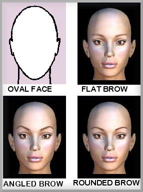 How To Draw Eyebrows For Oval Face