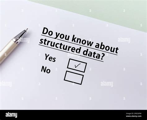 A Person Is Answering Question About Artificial Intelligence He Knows About Structured Data