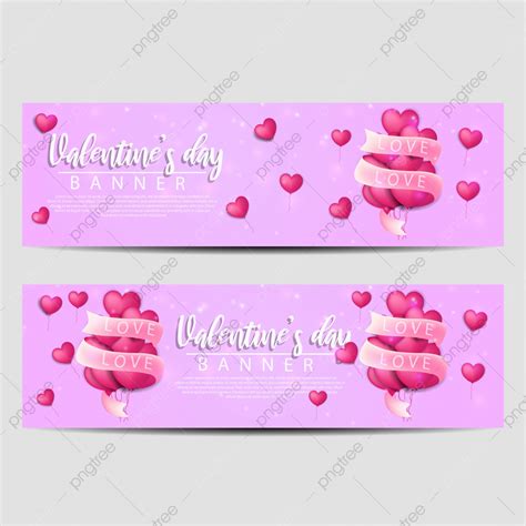 발렌타인 데이 배너 템플릿 Psd 다운로드 디자인 자료 다운로드
