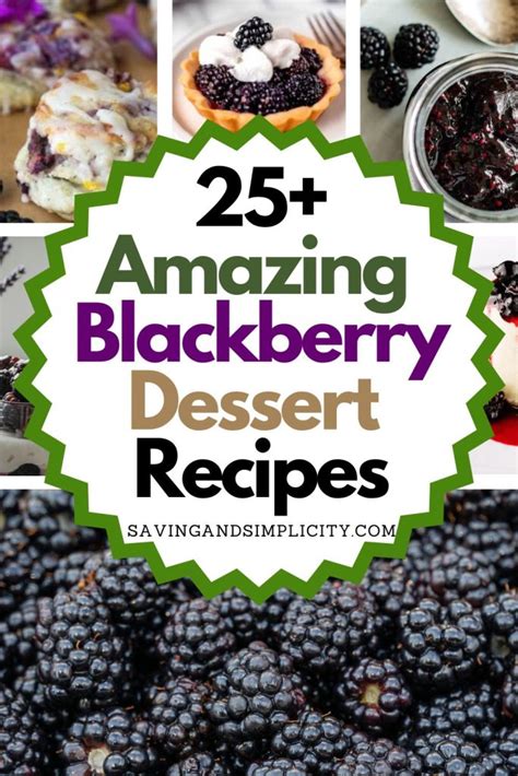 25 Easy To Make Blackberry Recipes Saving And Simplicity