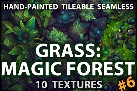 Grass Magic Forest Floor 10 Textures Hand Painted Seamless