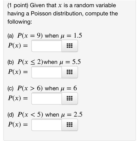 solved 1 point given that x is a random variable having a