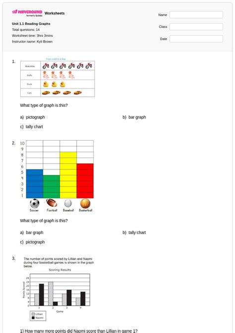 50 Pie Graphs Worksheets For Grade 6 On Wayground Free And Printable