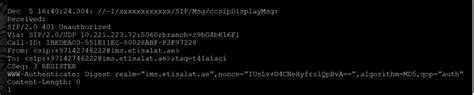 Solved Sip Ua Missing Header Issue Page 2 Cisco Community