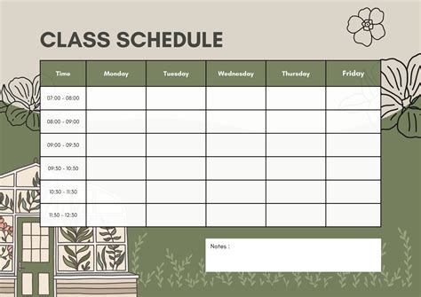 Free Printable Class Schedule Templates To Customize Worksheets Library
