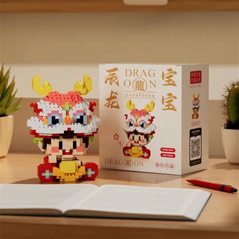 Building Blocks Qi Zhi Creative Thought Dragon Year T Mercadolibre