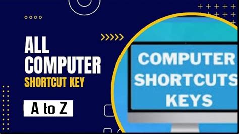 Shortcut Keys A To Z Of Ms Wordcomputer Repeated Mcqs Youtube