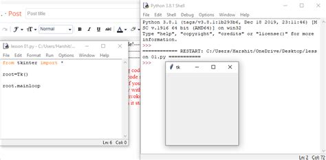 Learning Basics Of Pythons Tkinter Library Introduction To Tkinter