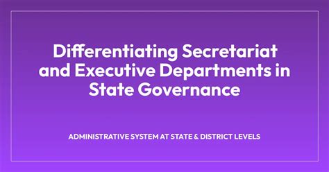 Administrative System At State And District Levels • Ba Notes