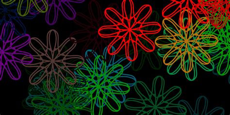 Dark Multicolor Vector Pattern With Abstract Shapes 2720564 Vector Art At Vecteezy