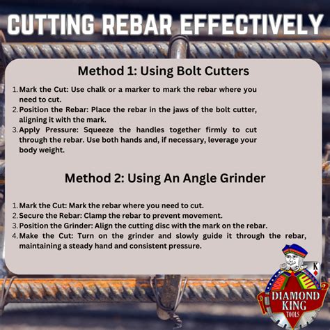 How To Cut Rebar Effectively A Step By Step Guide Diamond Blade Portal