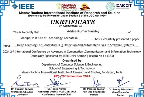 Deeplearning Softwareengineering Ai Bugdetection Ieee Aditya Kumar