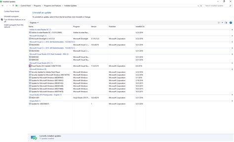 Powershell How To Get All Details From Installed Updates Window