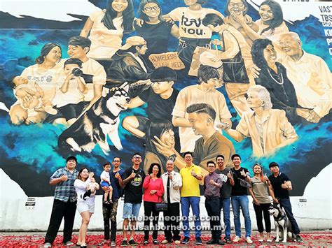 Sibu Berbangga Dengan Mural Terbesar Di Swak Utusan Borneo Online