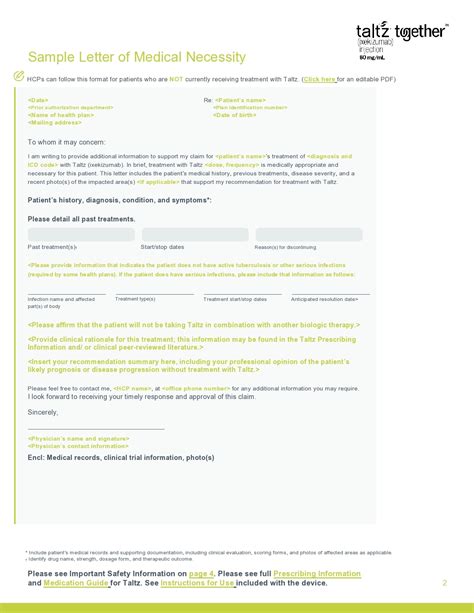 40 Best Letter Of Medical Necessity Templates And Examples