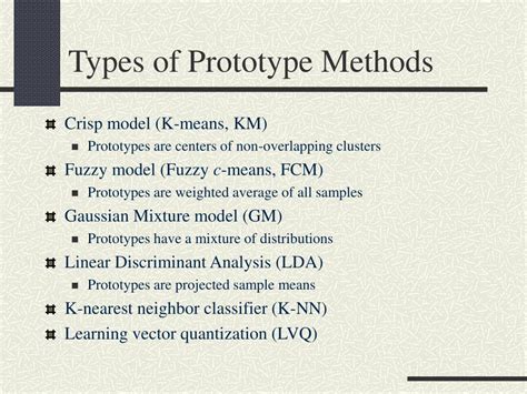 Ppt Prototype Classification Methods Powerpoint Presentation Free