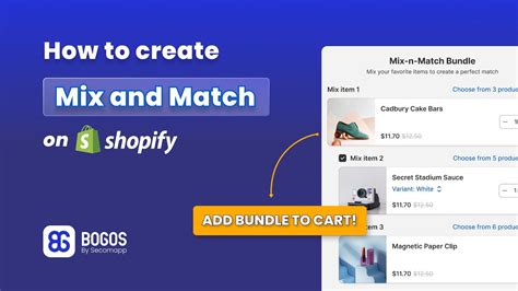How To Create Shopify Mix And Match Bundles Using Bogos App Youtube