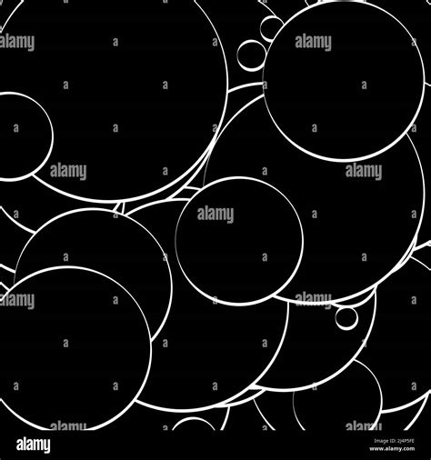 Abstract Overlapping Circles Pattern Vector Illustraiton Stock Vector Illustration Clip Art
