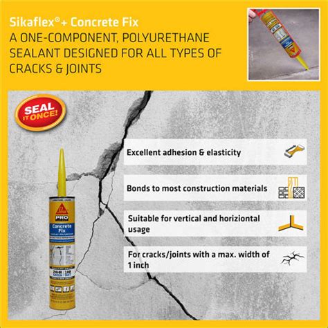 Sikaflex® Concrete Fix Spall And Crack Repair