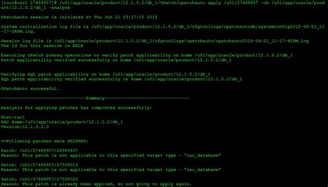 Step By Step Apply 12c Grid And Db April 2018 Psu To Oracle 12cr1 2