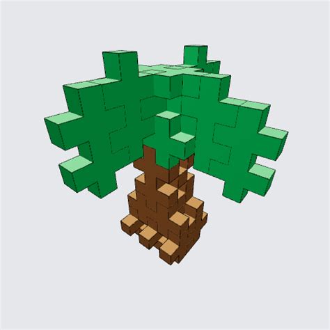 Small Palm Tree Plus Plus Instructions