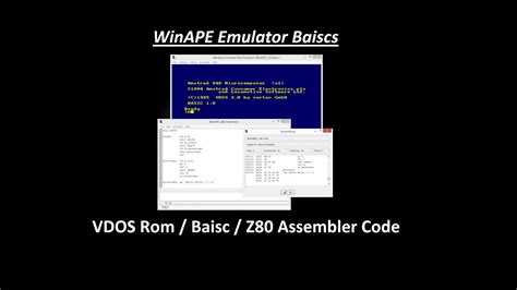 Winape Der Beste Cpc Emulator Für Basic Roms Assembler Maschinensprache Youtube