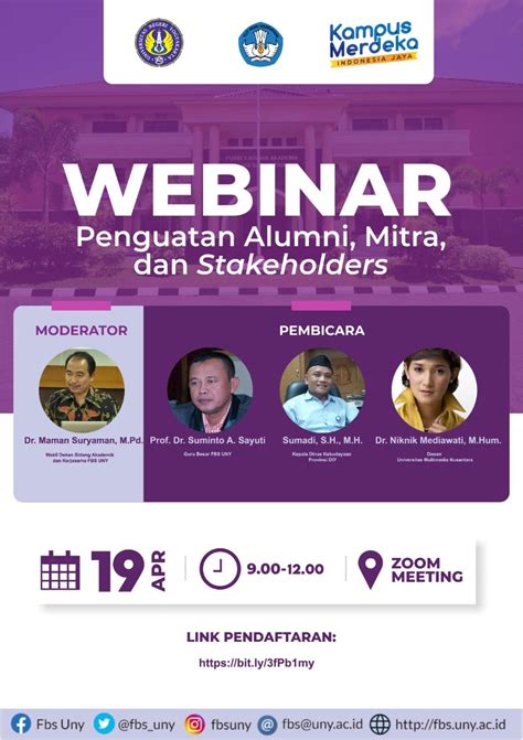Webinar Strengthening Alumni Partners And Stakeholders Program