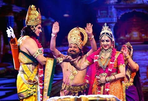 Actor And Bjp Mp Hema Malini Performs During A Dance Drama Based On The