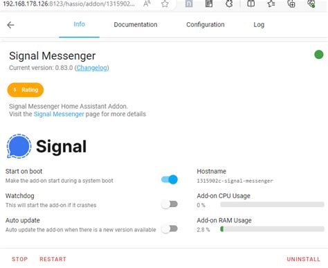 Unable To Receive Messages Using Signal Messenger Addon Node Red
