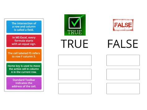 MS EXCEL TRUE FALSE Group Sort