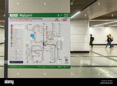 A Map Of The Bukit Bintang Mrt Station Located In Kuala Lumpur Malaysia The Map Is Part Of The