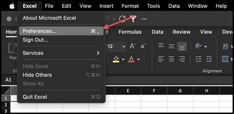 Excel Options Mac And Windows Excel Tutorial