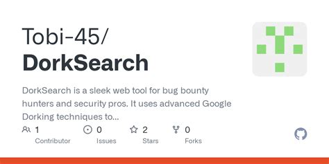 GitHub Tobi DorkSearch DorkSearch Is A Sleek Web Tool For Bug Bounty Hunters And Security