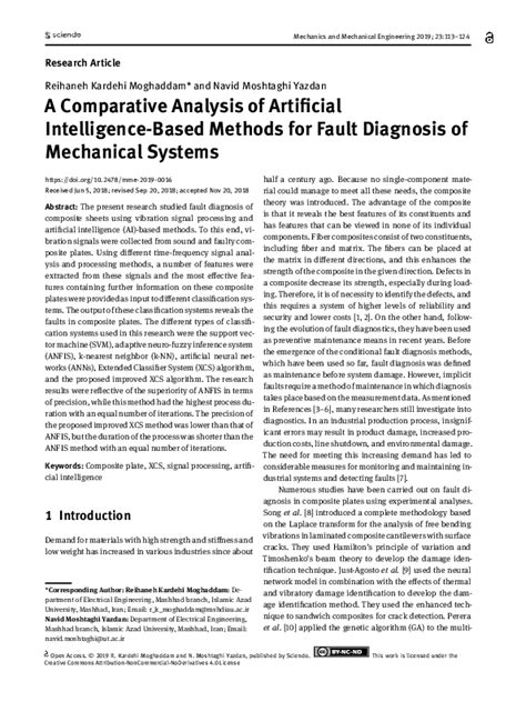 Pdf Comparative Analysis Of Artificial Intelligence Techniques For
