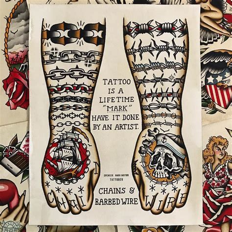 Spencer Harrington On Instagram Finished Up This Chains And Barbed