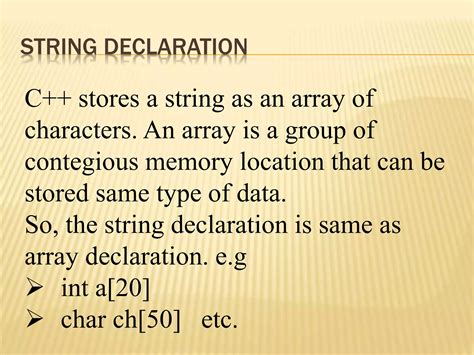 String Handling In C Pptx