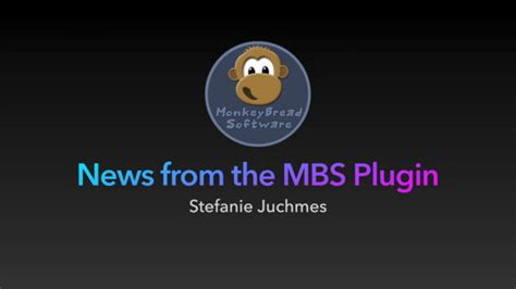 Monkeybread Software MBS Plugin For Claris FileMaker