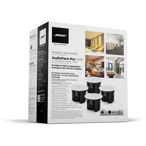 Bose Audiopack Pro C4 Background Music And Paging Solution Simply Sound And Lighting