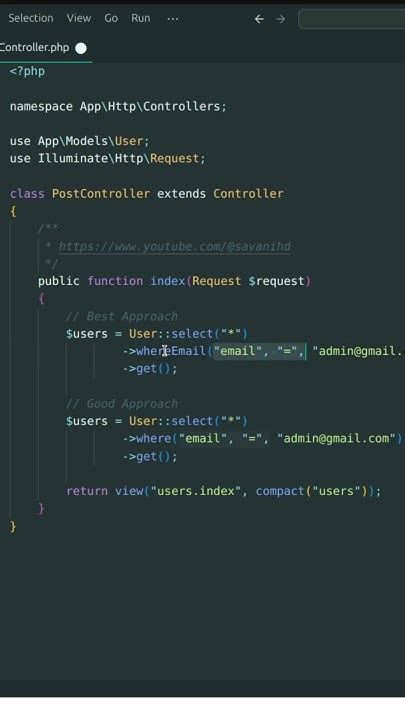 Laravel Tips 5 Wherecolumn Method Of Eloquent Laravel Shorts