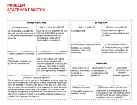 Problem Statement Sketch Pdf Relaciones Personales Crianza Y