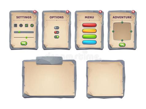 Rpg Game Shop Menu Panel With Medieval Weapon Stock Vector Illustration Of Ancient Price