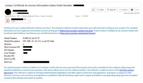 Understand Juniper License Delivery Licensing Juniper Networks
