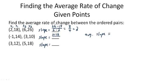 Rate Of Change Example Video Algebra CK Foundation