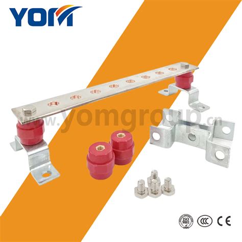 Factory Price Customize Brass Copper Screw Terminal Block Connector Earth Bus Bar Bus Bar And